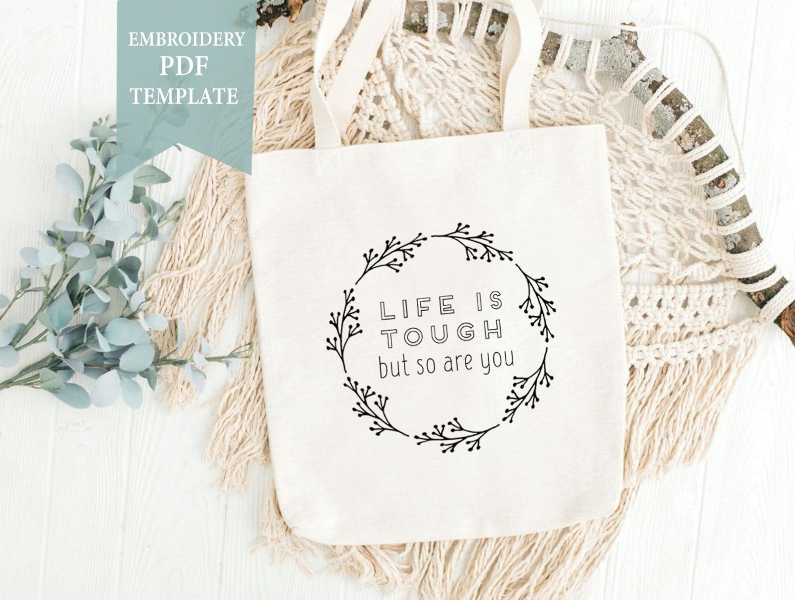 Life is Tough but so Are You Motivational Wall Decor - Etsy