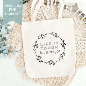 Life is Tough but so Are You Motivational Wall Decor - Etsy