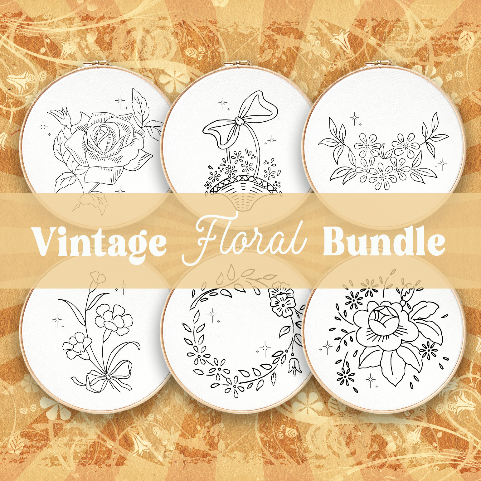 500+ Vintage Embroidery Patterns: Hand Embroidery Designs (PDF Download ...