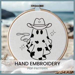 NEW Cowboy Bundle, Hand Embroidery, Western Collection, PDF Pattern ...