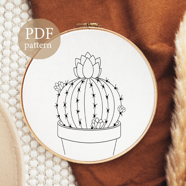 Cactus Embroidery - Etsy