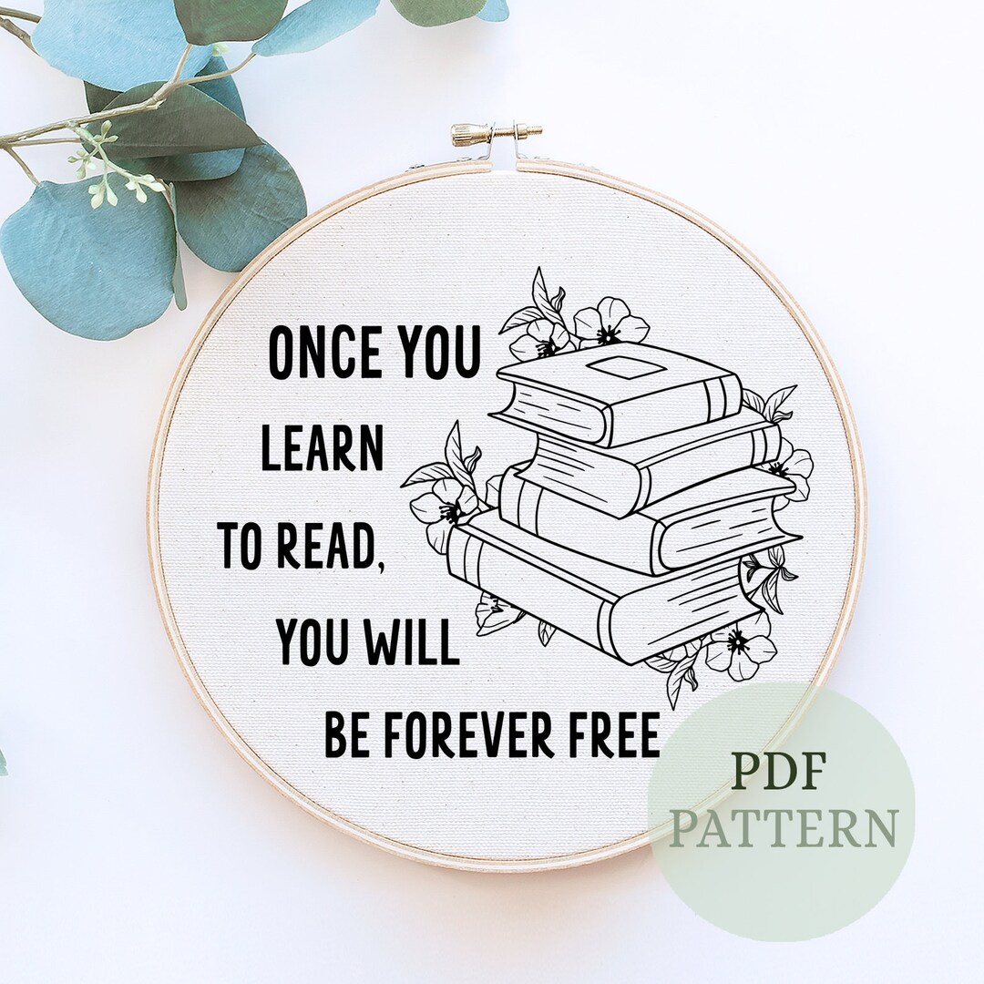 Hand Embroidery for Beginners / Floral Book / Book Lovers / Needlepoint ...