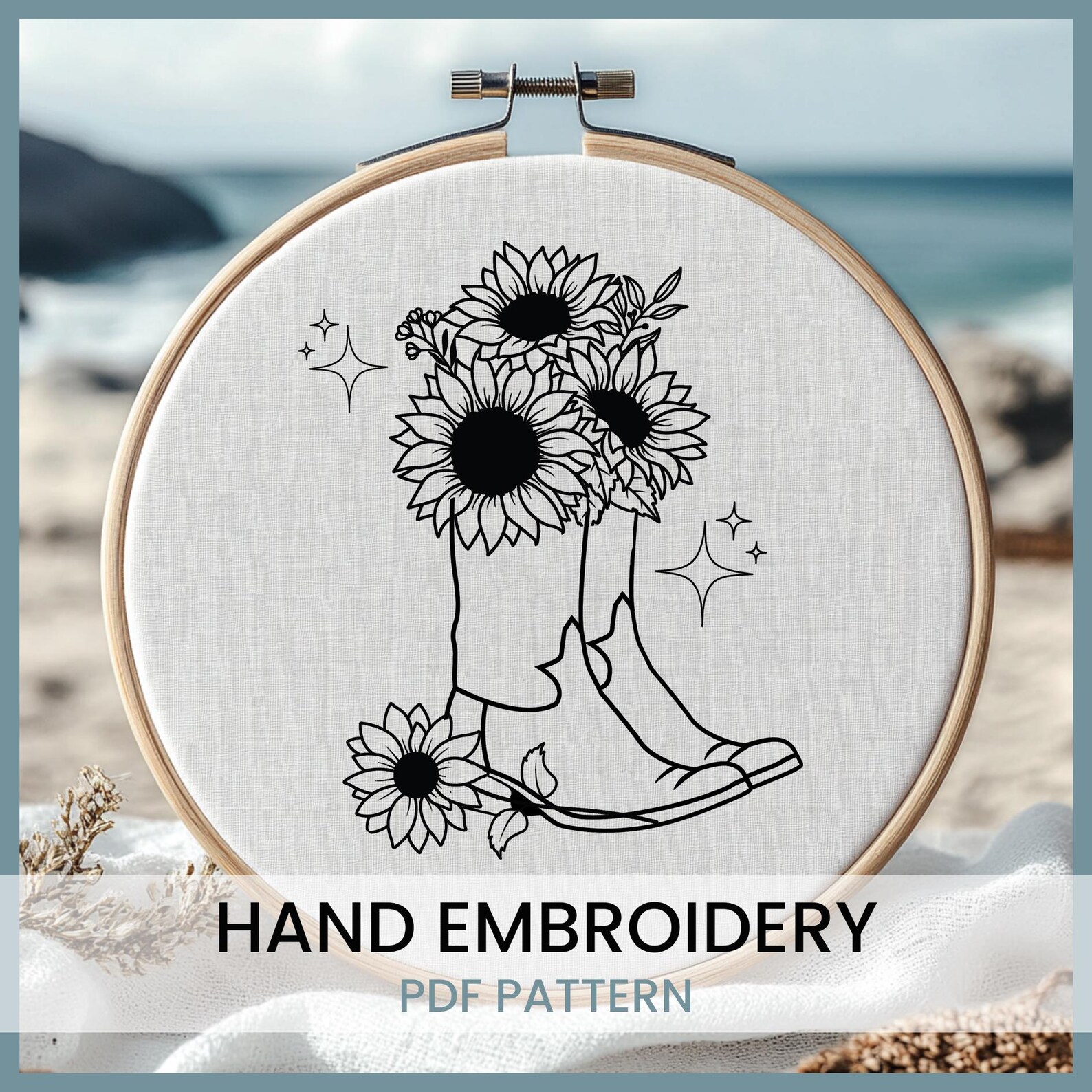 Cowboy Embroidery Pattern Bundle: Western DIY Collection (PDF Pattern ...