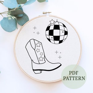 NEW Cowboy Bundle, Hand Embroidery, Western Collection, PDF Pattern ...