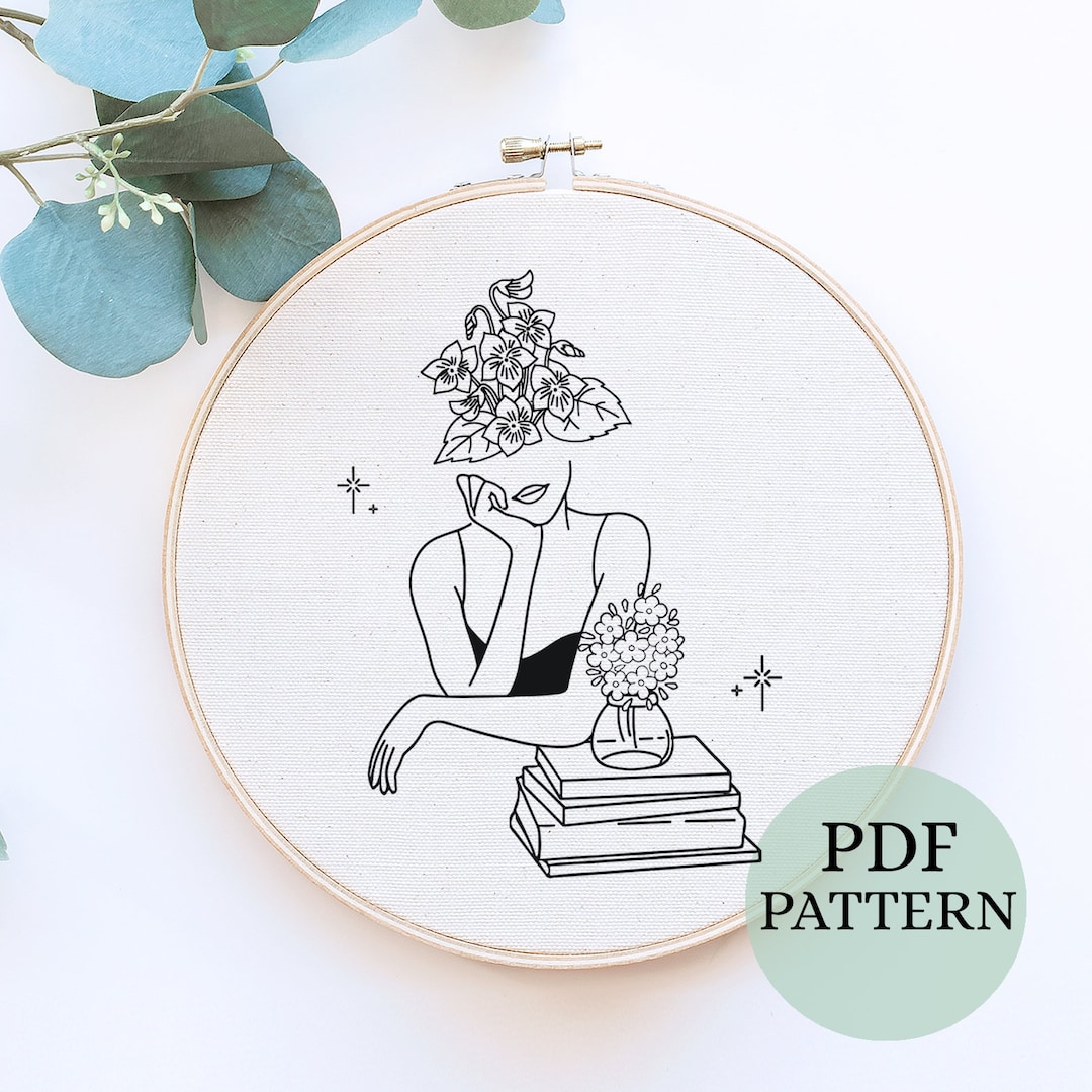 Creative Women, Abstract Stitching Craft, DIY Handmade Women ...