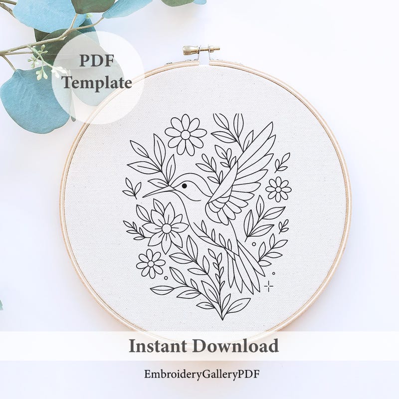 Botanical Embroidery Kit - Etsy