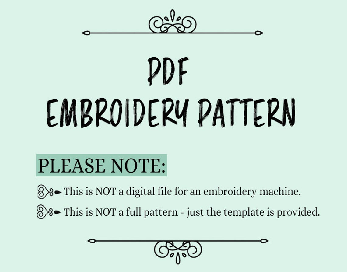 Alphabet Letter Hand Embroidery Pattern Digital PDF Download - Etsy