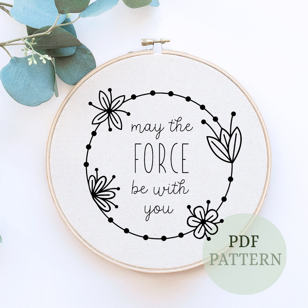 Diy Embroidery Embroidery Pattern PDF Hand Embroidery Printable Pattern ...