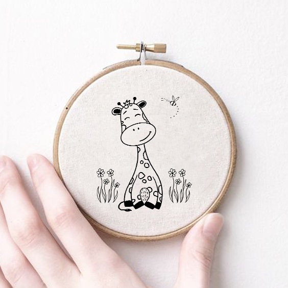 Set of 5 Animals Embroidery Pattern Beginner Embroidery - Etsy