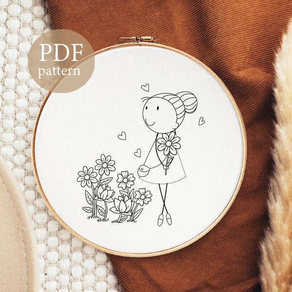 Flower Girl Pattern - Etsy