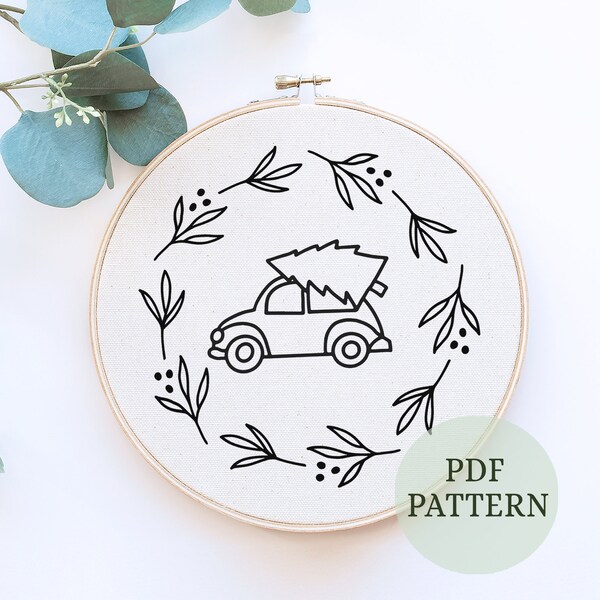 Vw Beetle Embroidery - Etsy