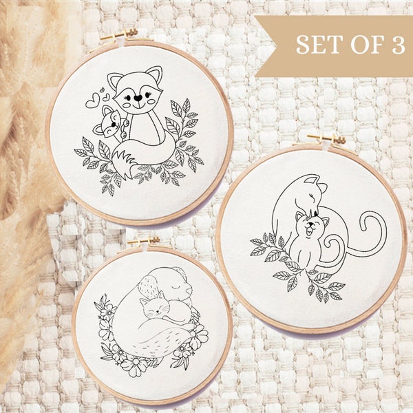 Raccoon Embroidery - Etsy