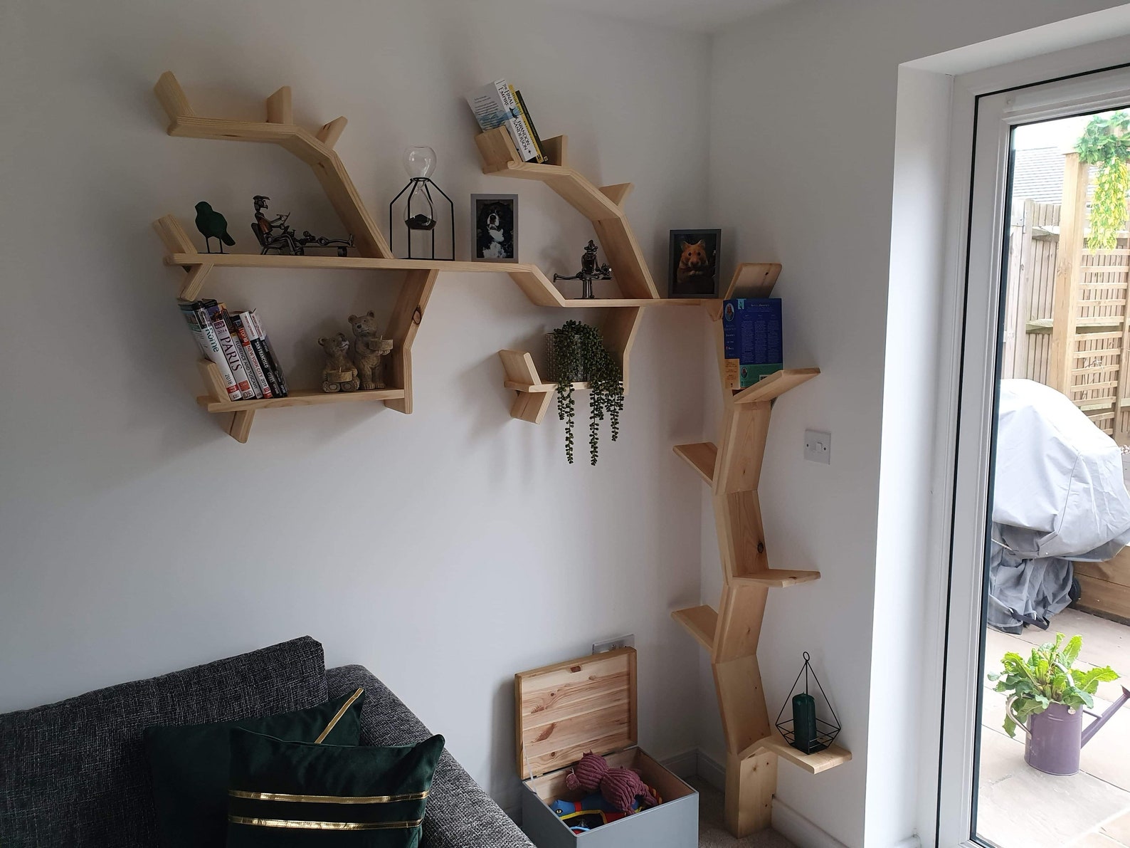 Bespoke Tree Shaped Bookshelf - Etsy
