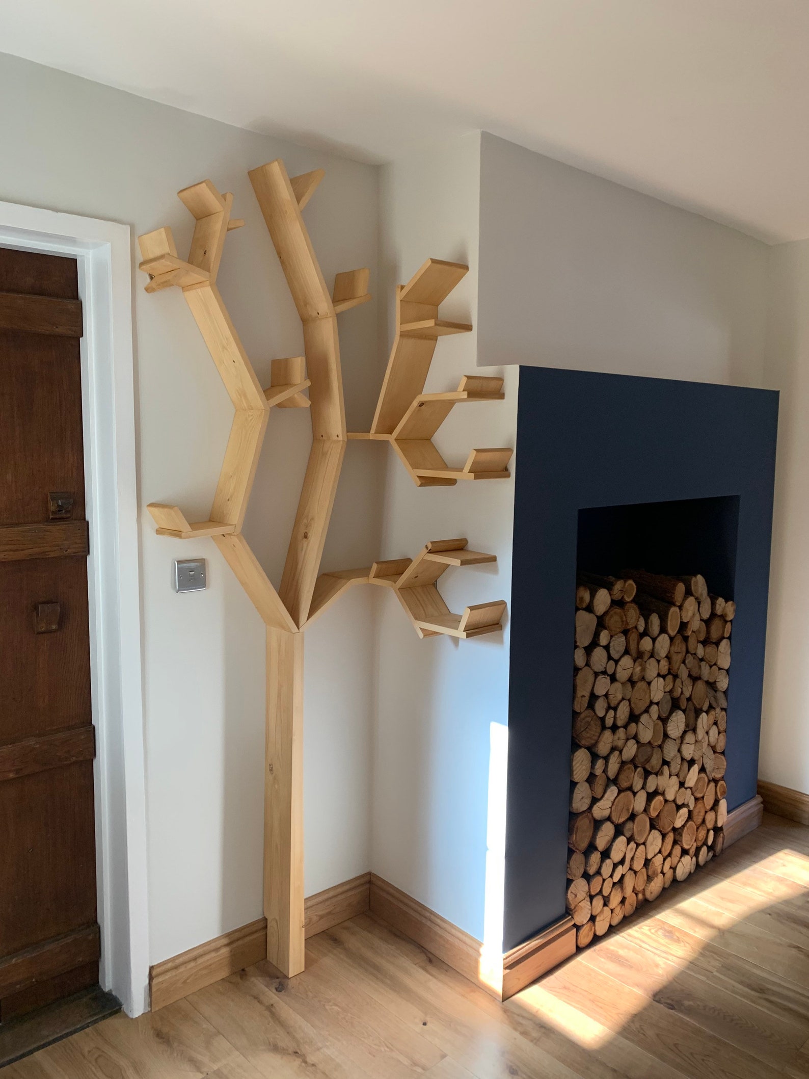 Bespoke Tree Shaped Bookshelf - Etsy
