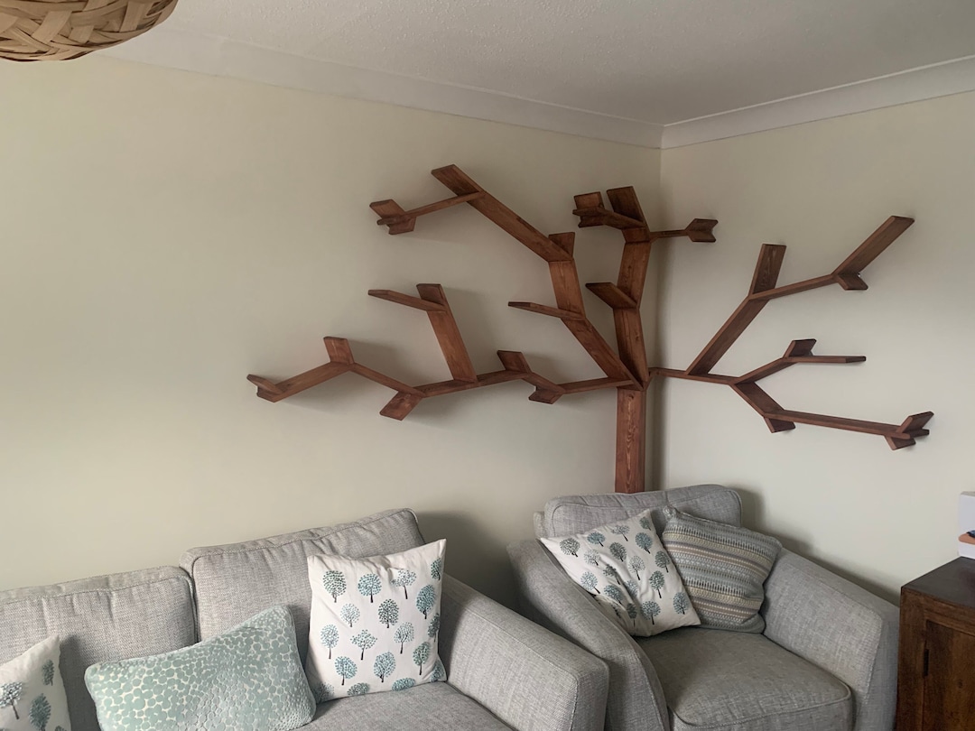 Bespoke Tree Shaped Bookshelf - Etsy