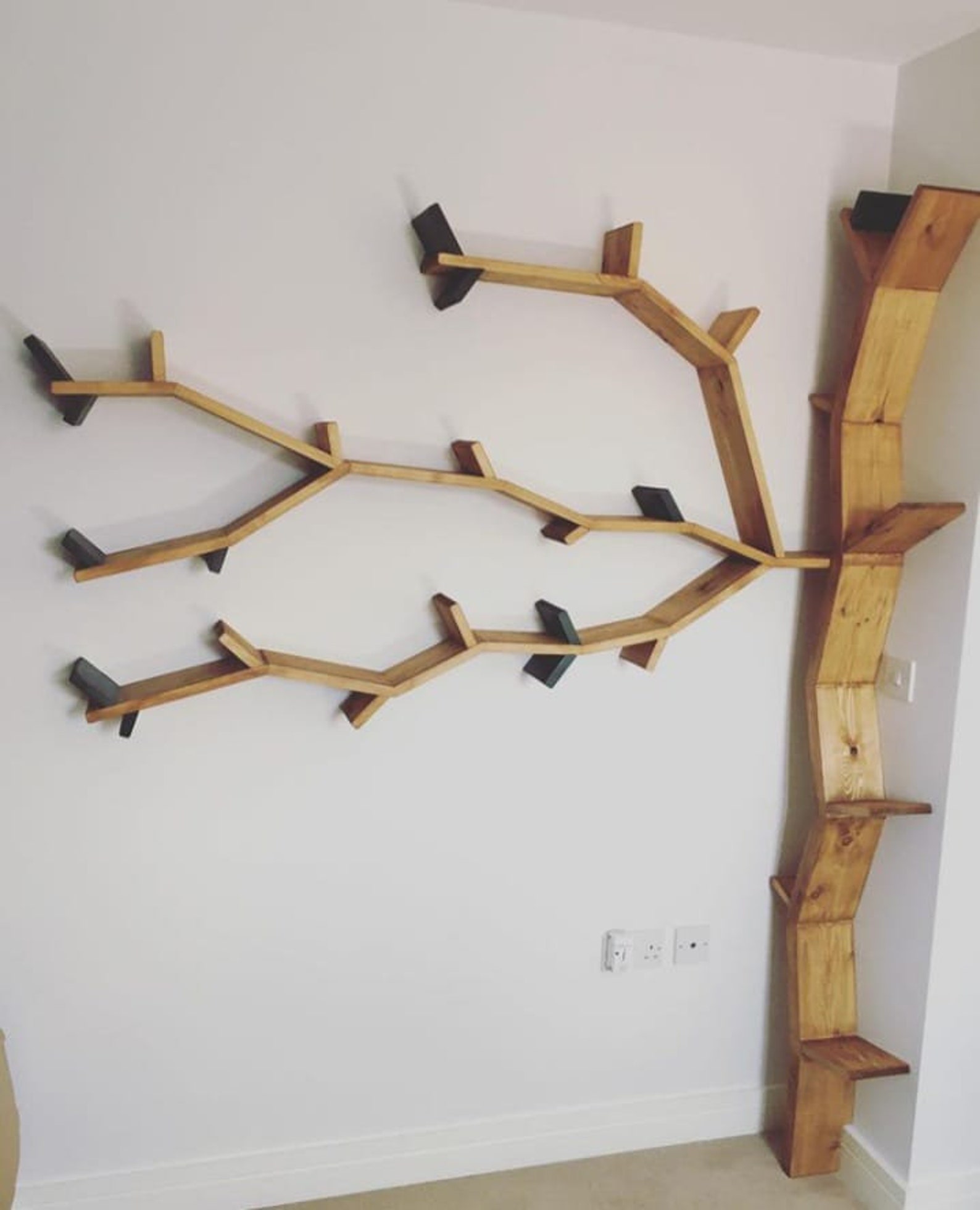 Bespoke Tree Shaped Bookshelf - Etsy