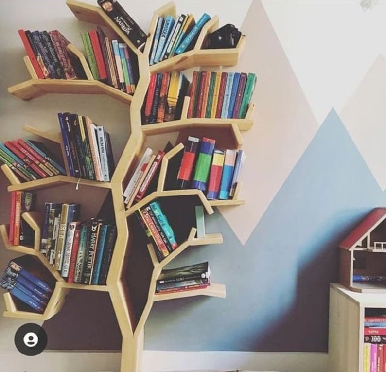 Tree Shaped Bookshelf - Etsy