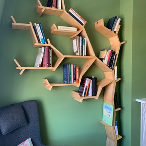 Bespoke Tree Shaped Bookshelf - Etsy