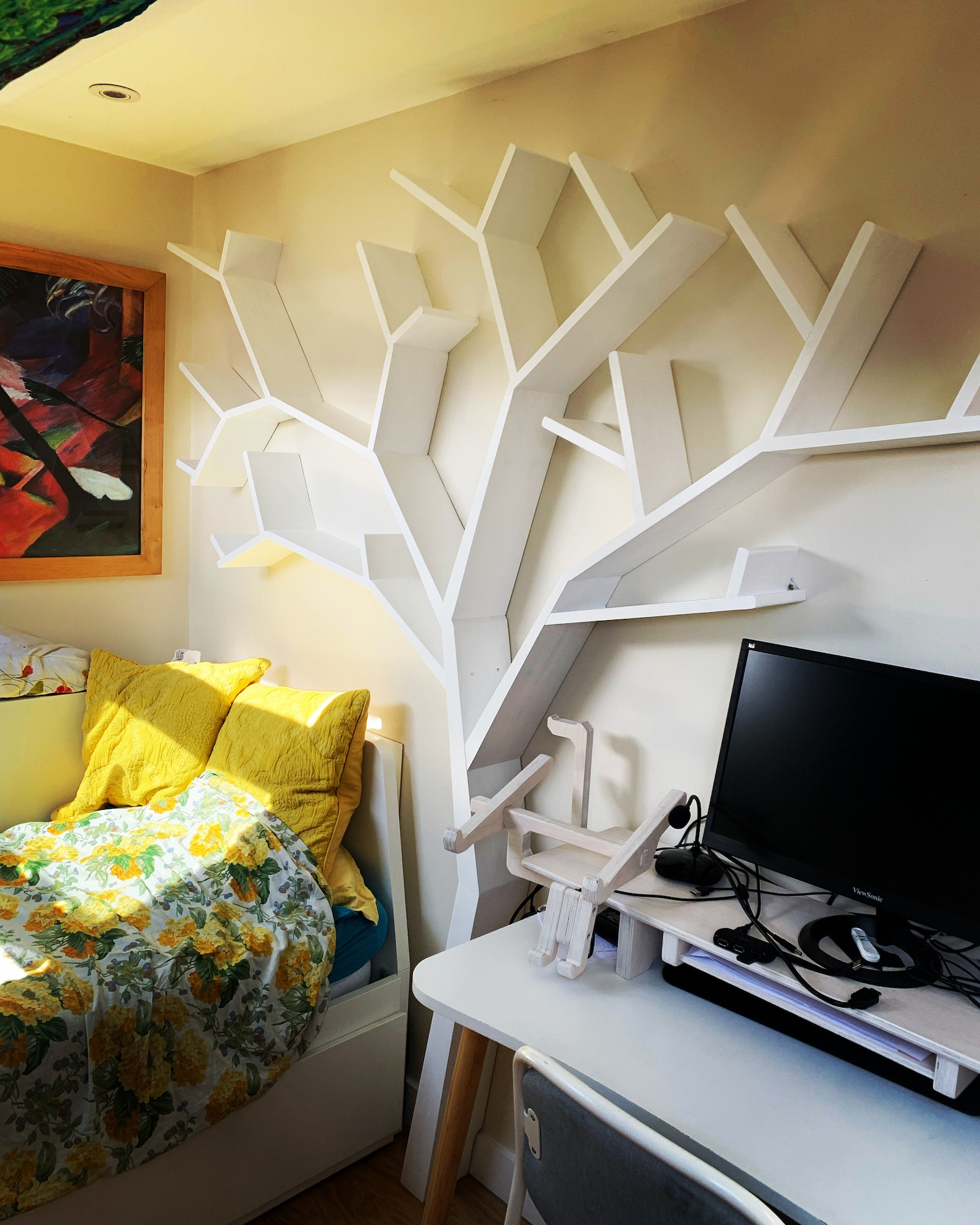 Bespoke Tree Shaped Bookshelf - Etsy