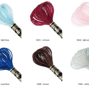 Embroidery Threads DMC Light Effects E990 Lurex Embroidery Floss Floss ...