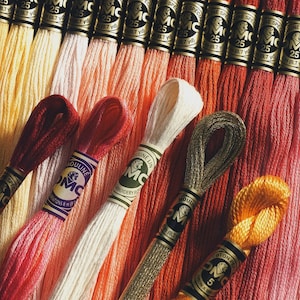 DMC 469 Cotton Embroidery Floss 100% Cotton Embroidery Thread ...