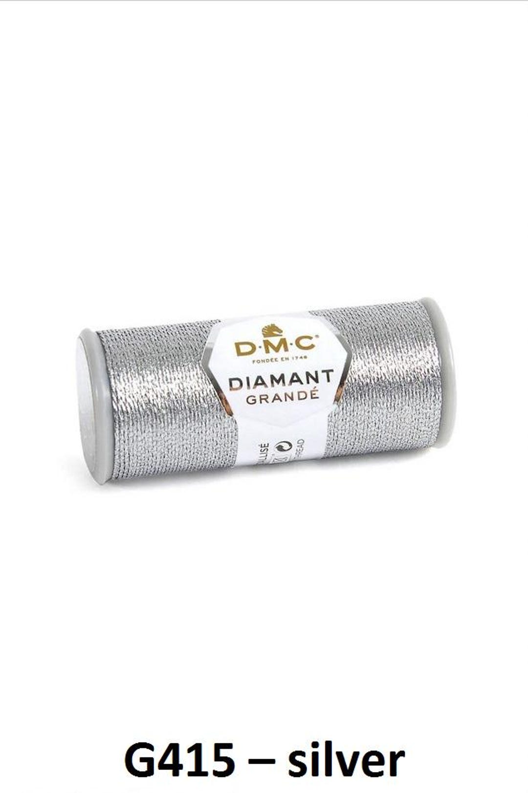 G415 DMC Diamant Grande Metallic Floss Embroidery Floss Metallized ...