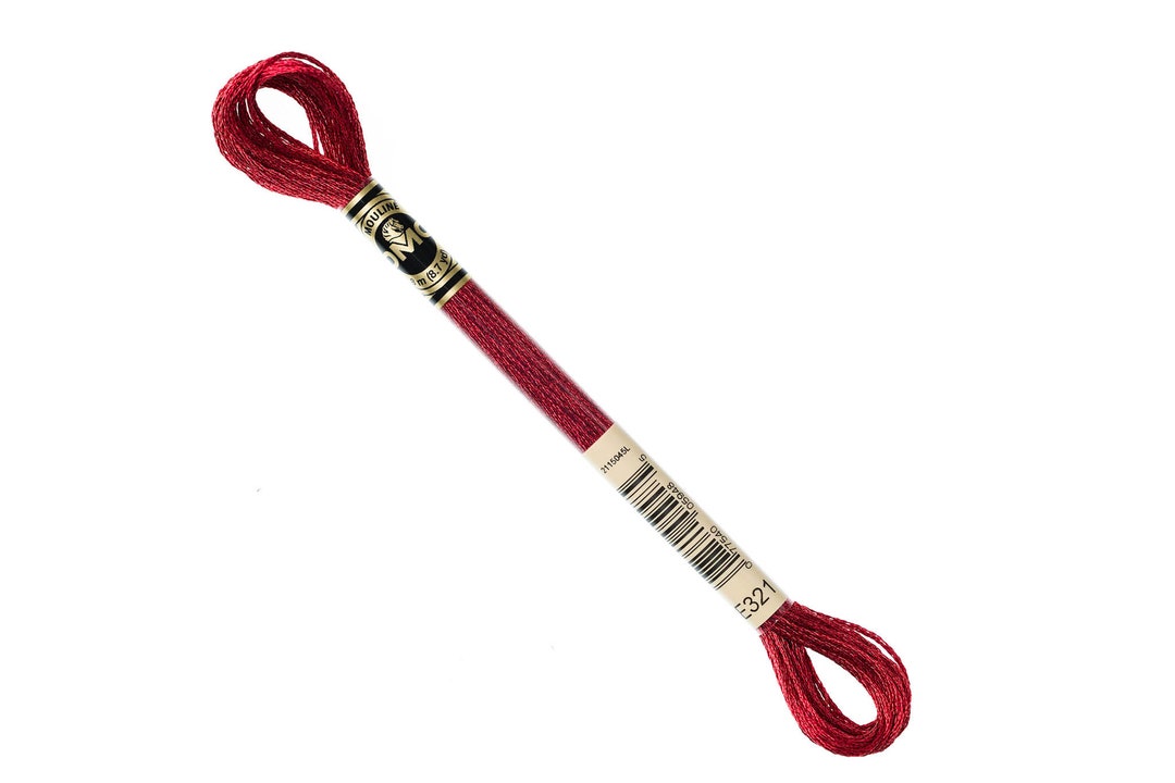 Embroidery Threads DMC Light Effects E321 Lurex Embroidery Floss Floss Metallized Thread ...