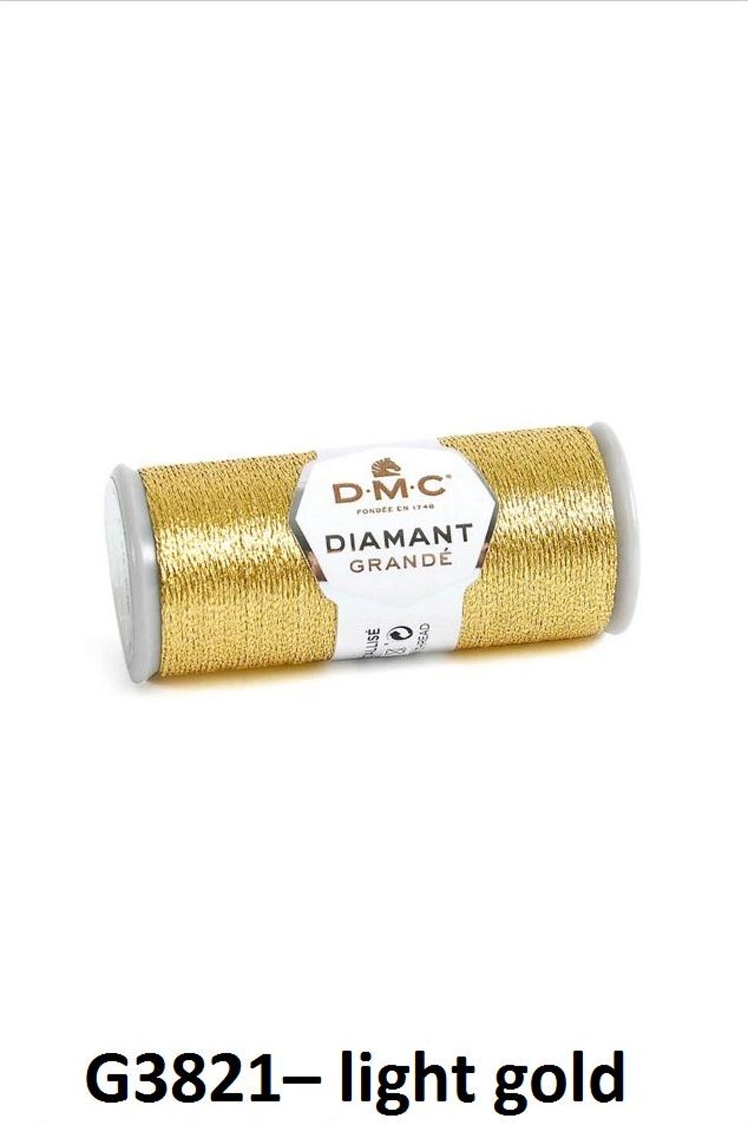 G3821 DMC Diamant Grande Metallic Floss Embroidery Floss Metallized ...