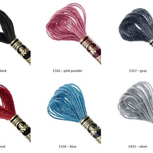 Embroidery Threads DMC Light Effects E990 Lurex Embroidery Floss Floss ...