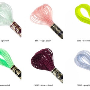 Embroidery Threads DMC Light Effects E990 Lurex Embroidery Floss Floss ...