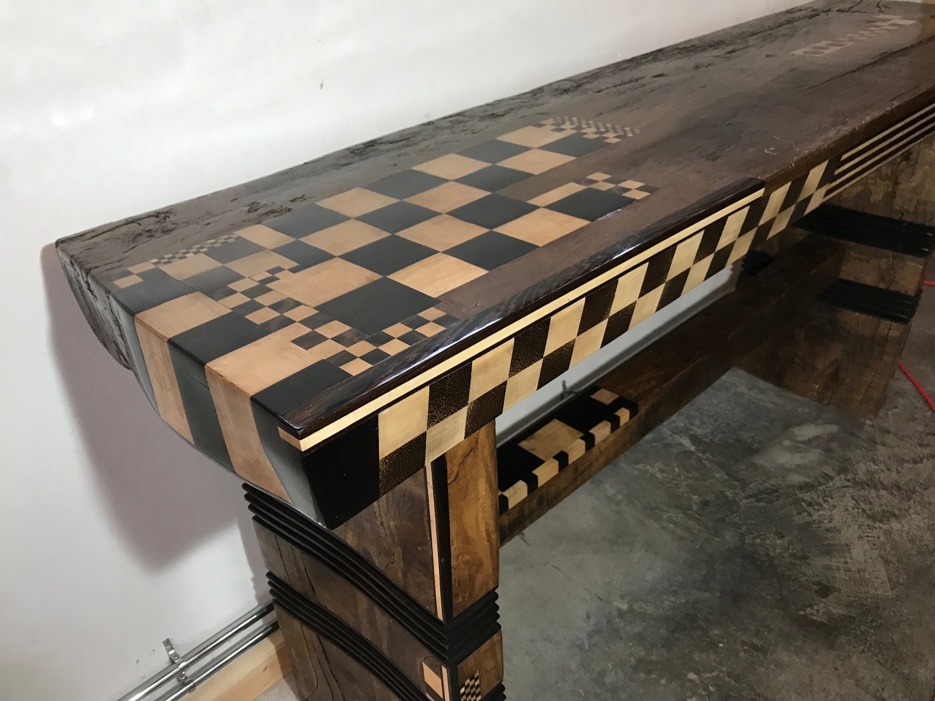 Reclaimed Console Table, Solid Oak Table, Made in His Somerset Studio ...