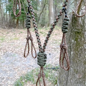 Handmade Paracord Duck Call Lanyard: Adjustable 5-drop Hunting Lanyard ...