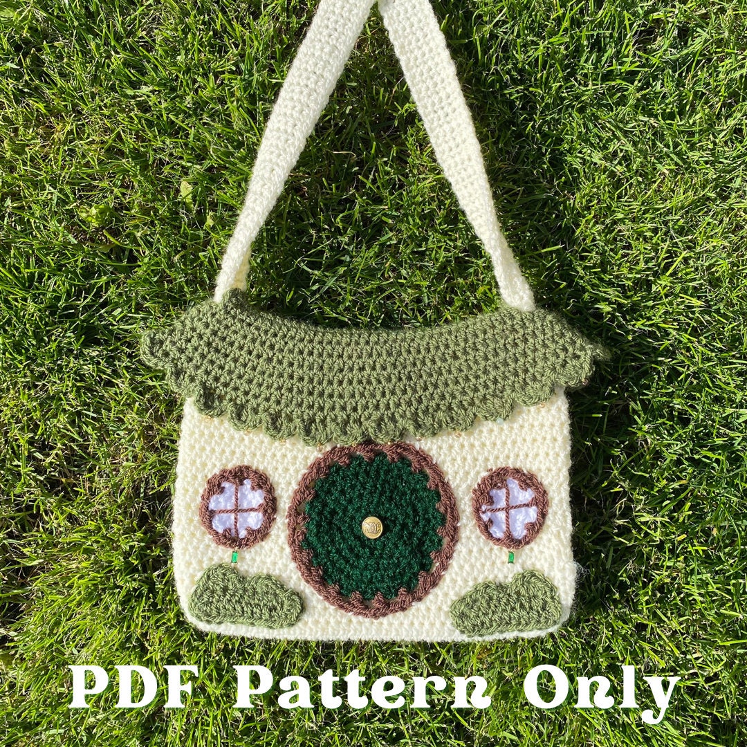 Bag End Bag Crochet Pattern, Lord of the Rings & Hobbit Inspired (PDF ...