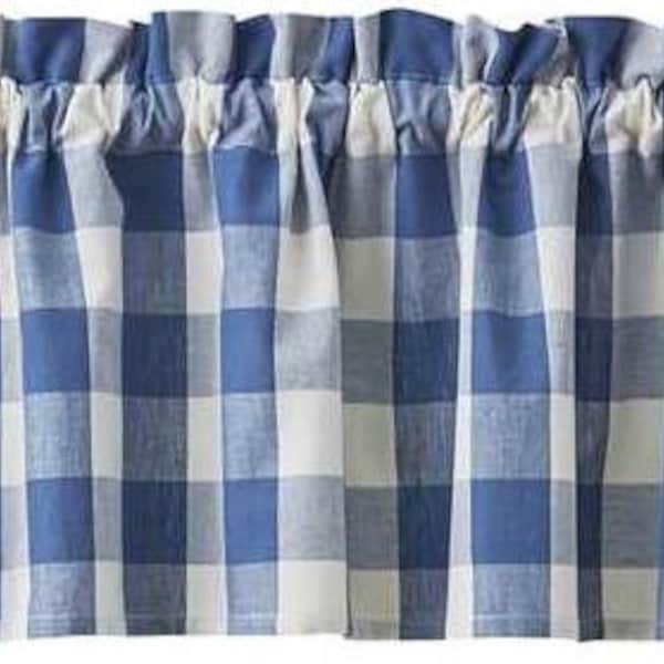 Buffalo Check Valance - Etsy