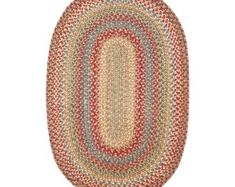 Black and Carmel Braided 20 X 30 Rug - Etsy