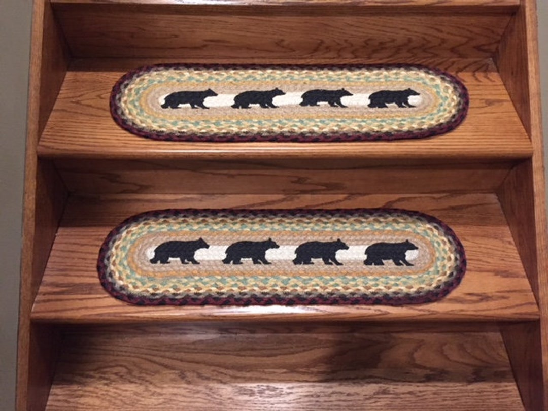 Cabin Bear Decorative Stair Tread or Table Runner - Etsy