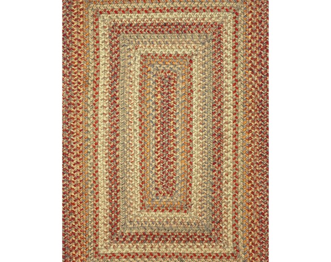 Black and Carmel Braided 20 X 30 Rug - Etsy