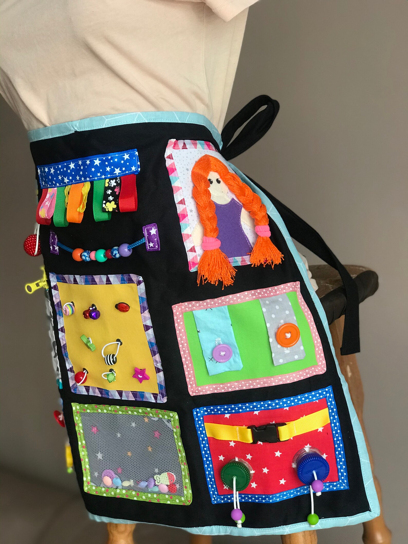 Sensory Therapy Sensory Apron Fidget Toys Autismalzheimers - Etsy