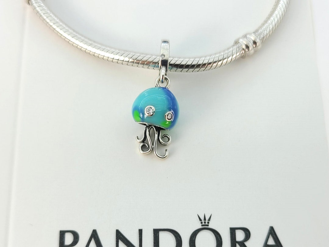 New Pandora Color-changing Jellyfish Dangle Charm 792704C01 W/box ...