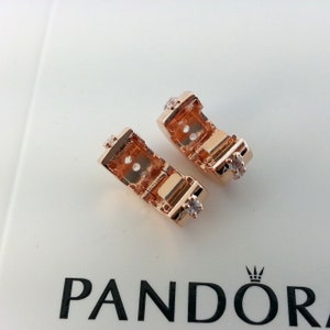 New Rose Gold Plated Shining Path Clip Charm for Pandora Bracelet ...