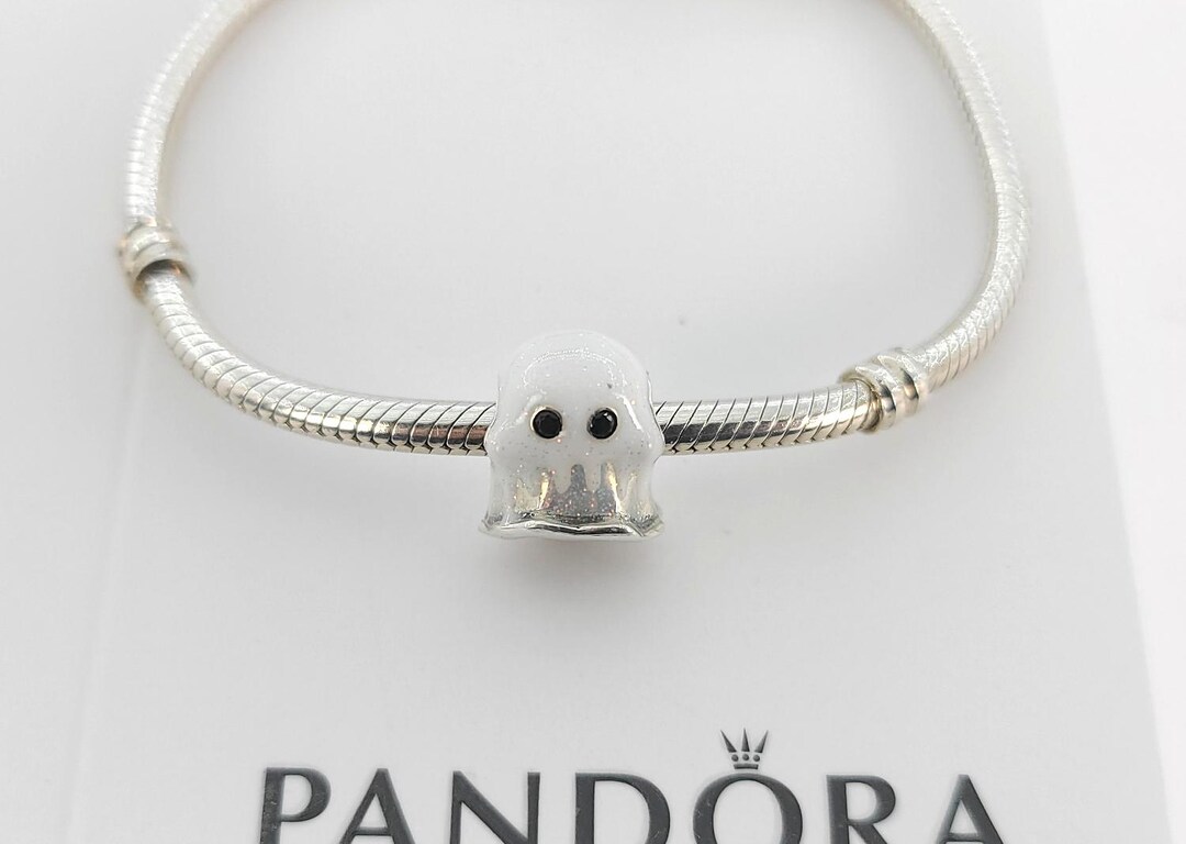 Pandora Glow-in-the-dark Boo Ghost Charm # 793404C01 W/box - Etsy