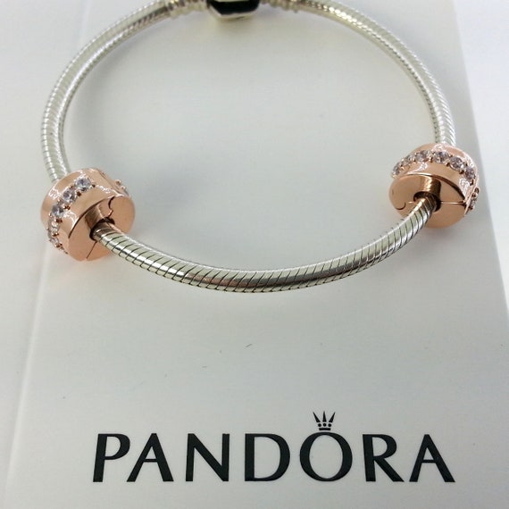 New Rose Gold Plated Shining Path Clip Charm for Pandora - Etsy