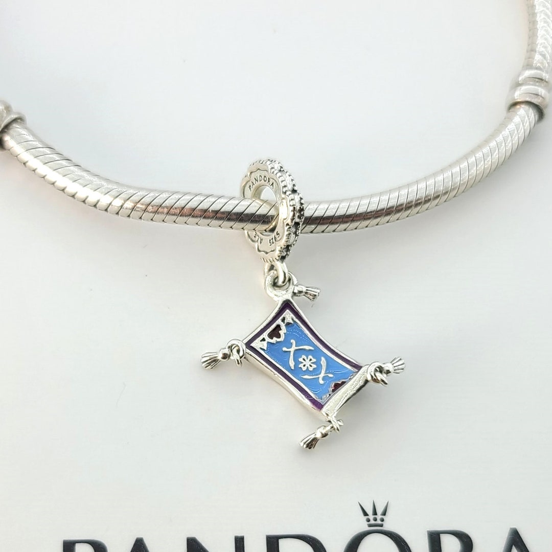 New Sterling Silver Disney Park Aladdin Magic Carpet Dangle Charm for ...