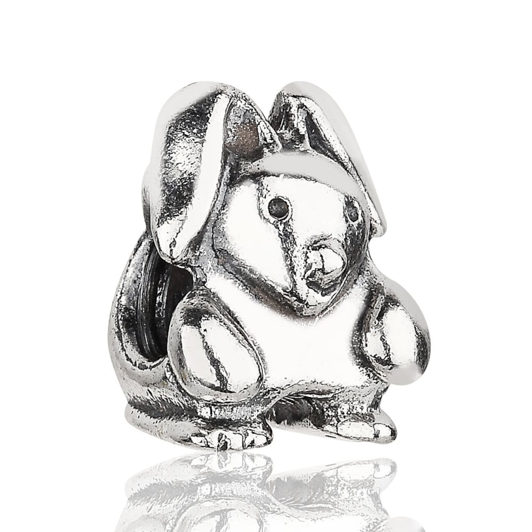 Pandora Rabbit Bunny Charm 790389 Retired W/box - Etsy
