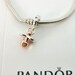 New Rose Gold Plated Baby Pacifier Dangle Charm for Pandora Bracelet ...