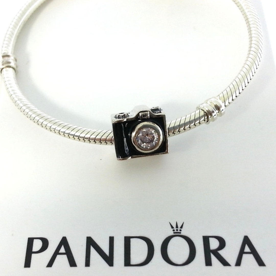 Pandora Sentimental Snapshots Travel Camera Charm # 791709CZ W/box - Etsy