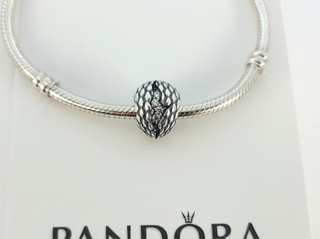 New Pandora Game of Thrones Sparkling Dragon Egg Charm # 792962C01 W ...