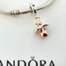 New Rose Gold Plated Baby Pacifier Dangle Charm for Pandora Bracelet ...