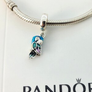 New Sterling Silver Jungle Paradise Parrot Dangle Charm for Pandora ...