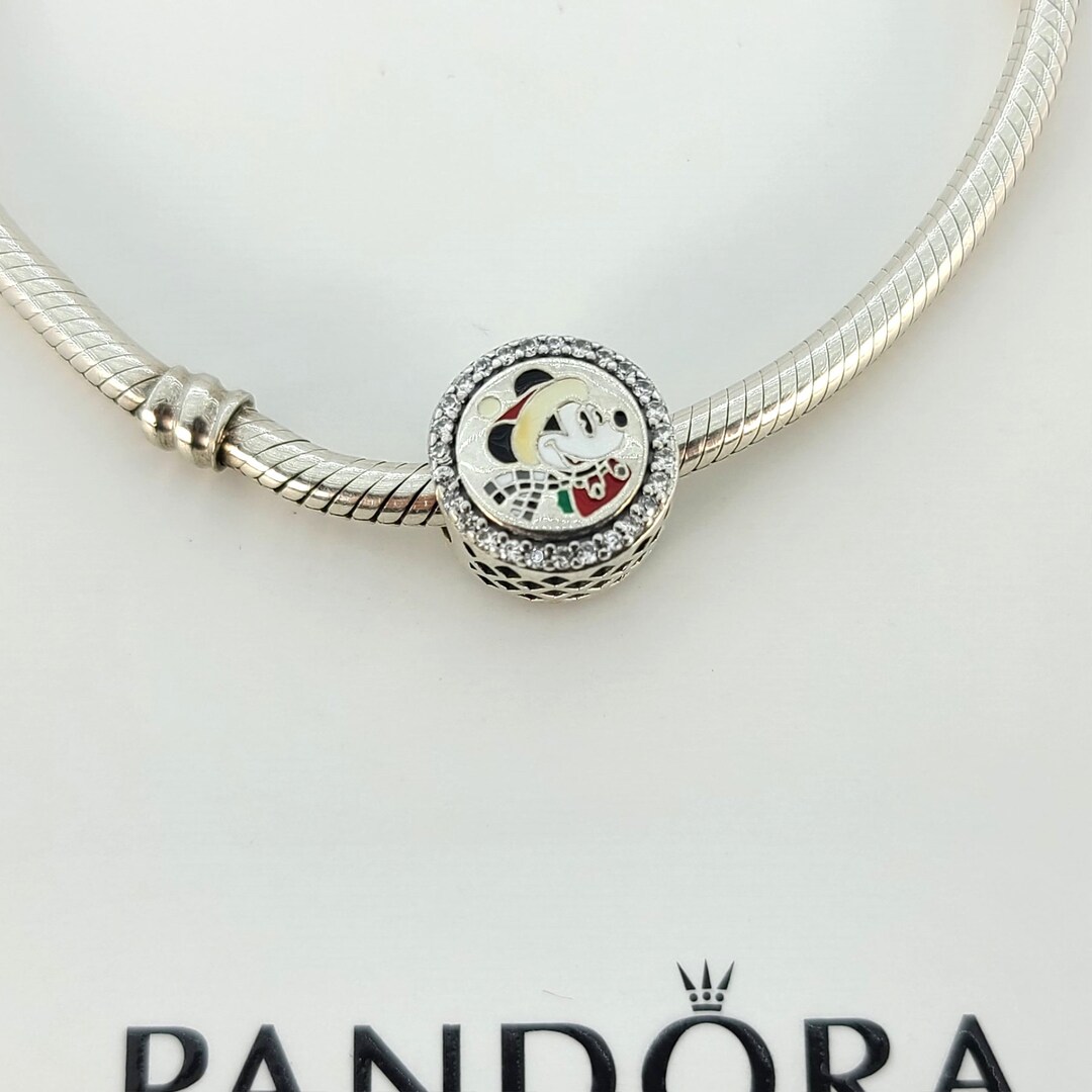 New Sterling Silver Disney Park Exclusive Mickey Mouse Christmas Noel ...